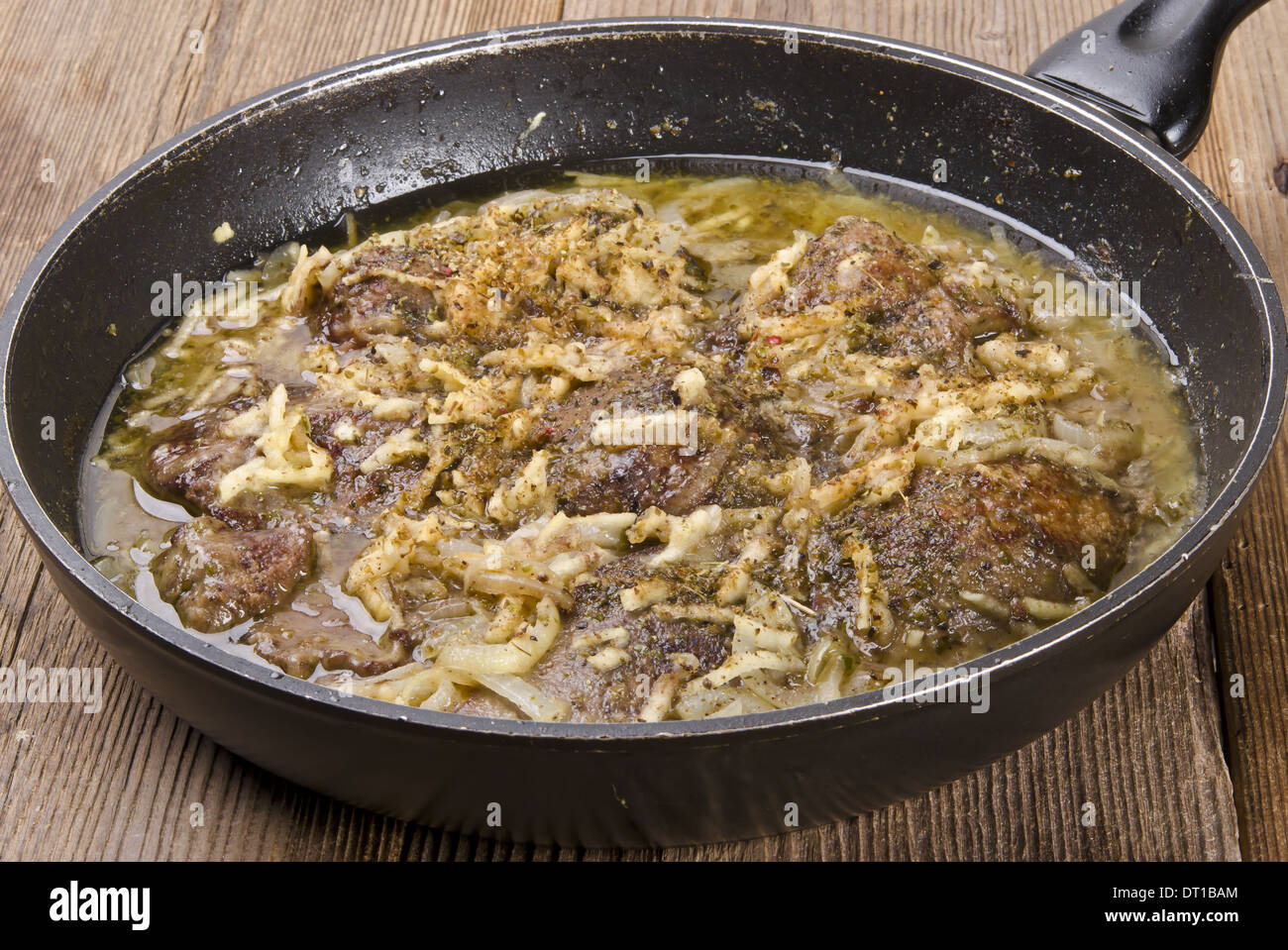 old frying pan Stock Photo - Alamy