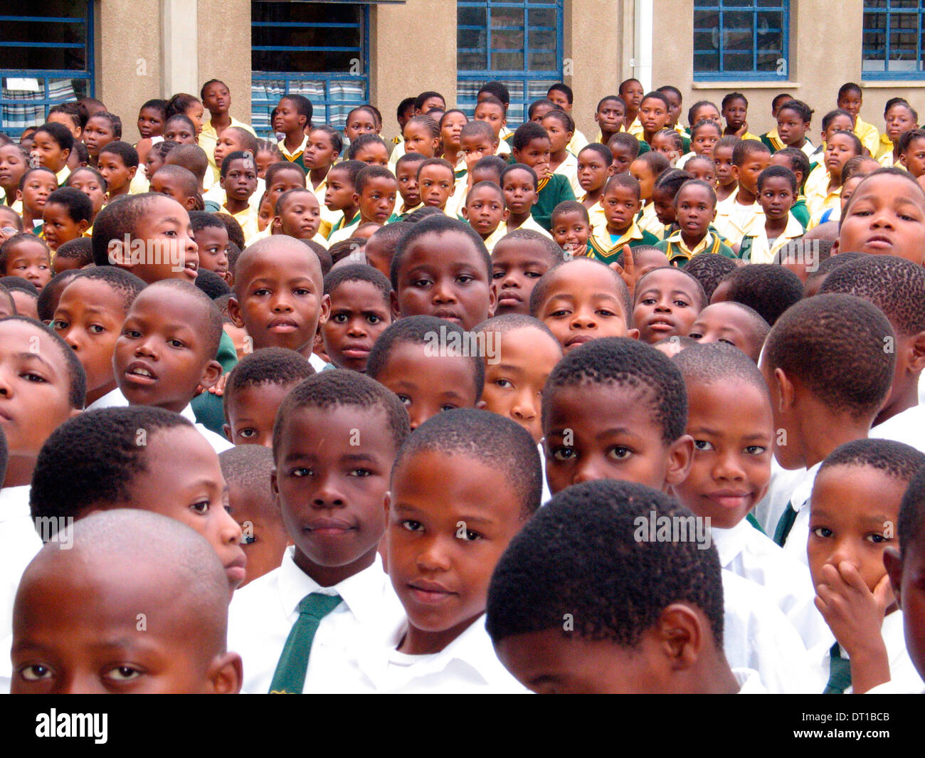 ipjr10260010 durban march 2006 school children at the hp ngwenya ...