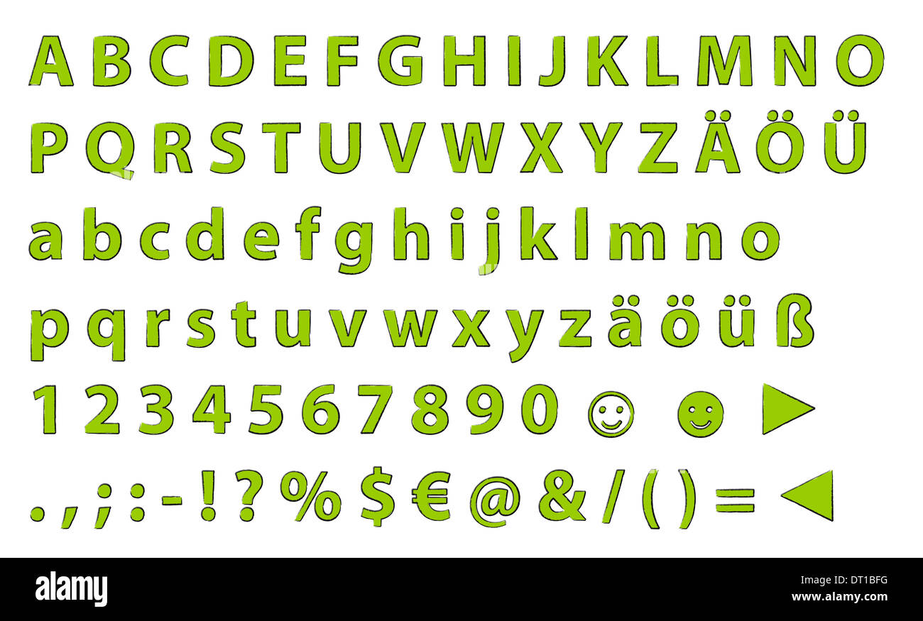 Clipart alphabet hi-res stock photography and images - Alamy