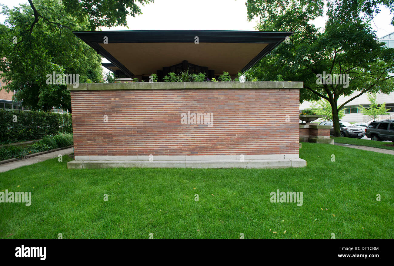 Robie House, Chicago, United States. Architect: Frank Lloyd Wright ...