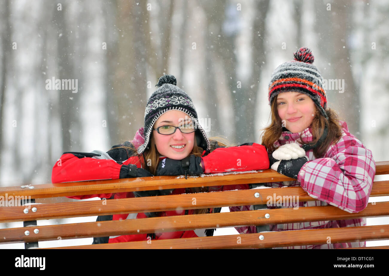 Two friends sitting together hi-res stock photography and images - Alamy