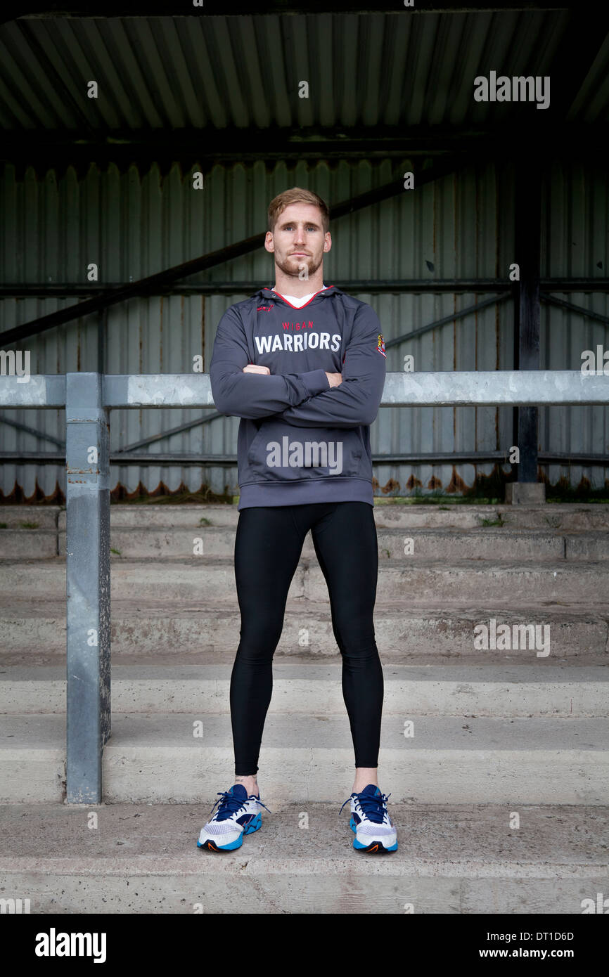 Sam Tomkins, Rugby League Football player, New Zealand Warriors Stock ...