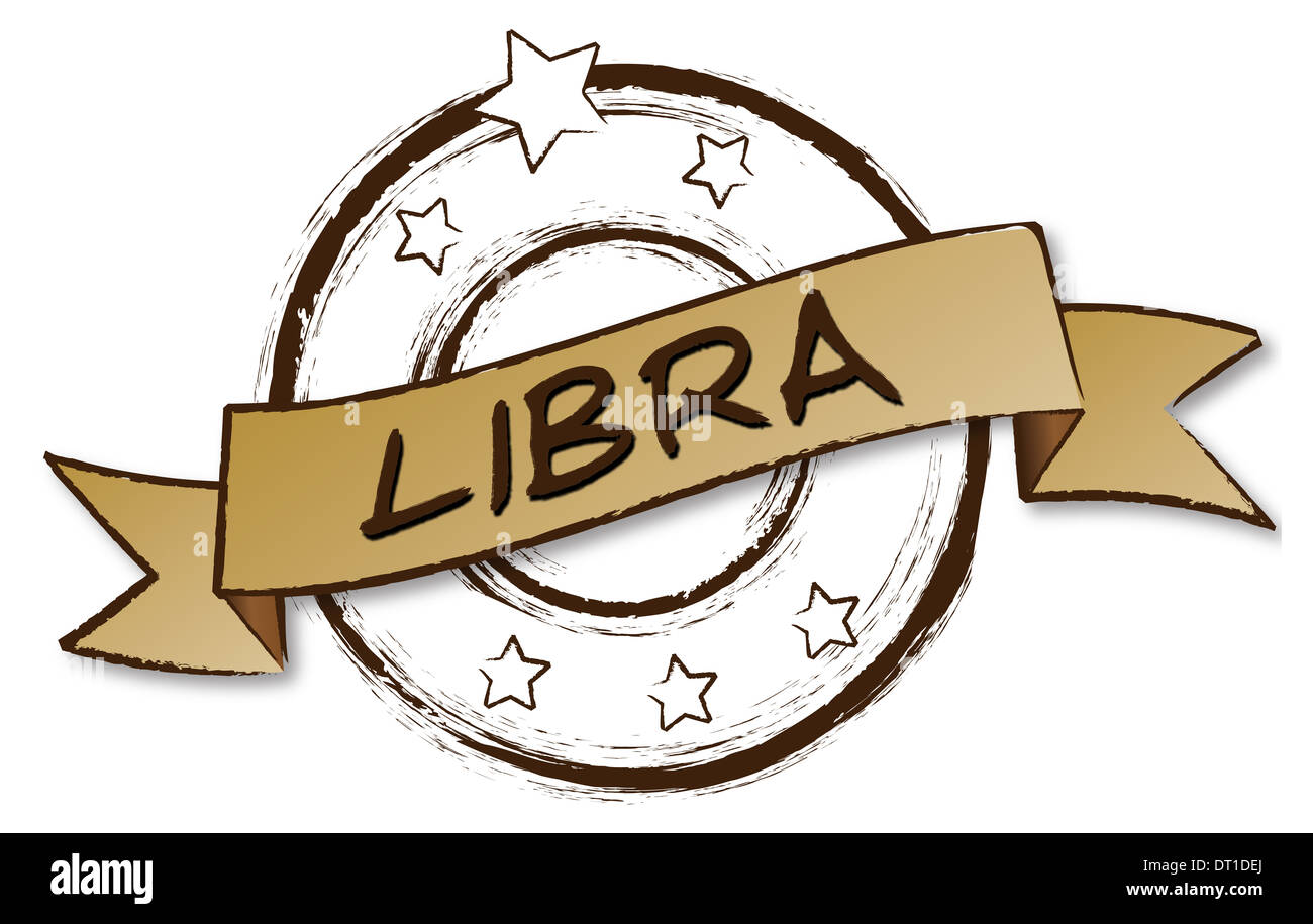 zodiac - Retro - LIBRA Stock Photo - Alamy