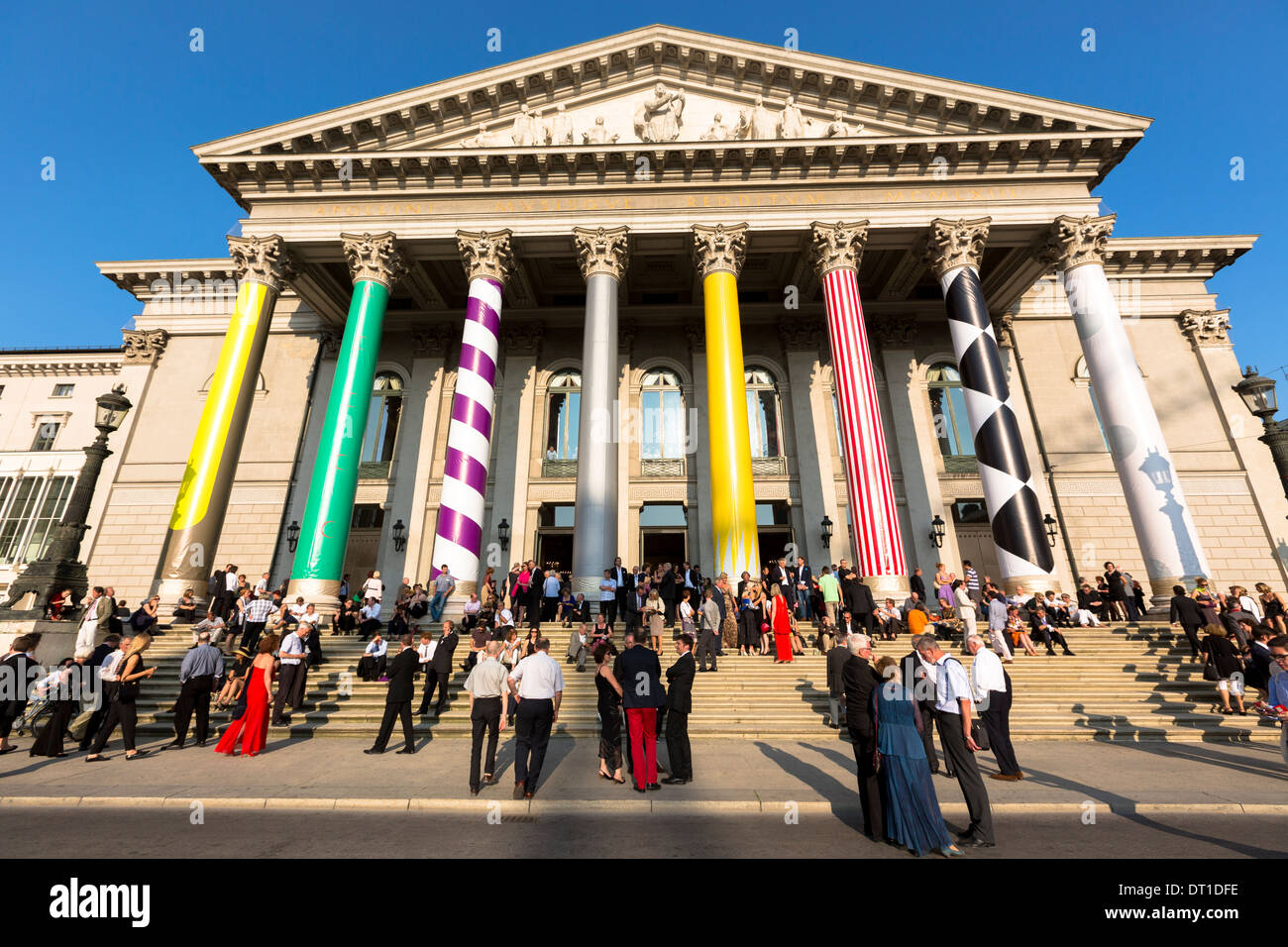 Bavarian State Opera house, Bayerische Staatsoper, in Max-Joseph-Platz ...