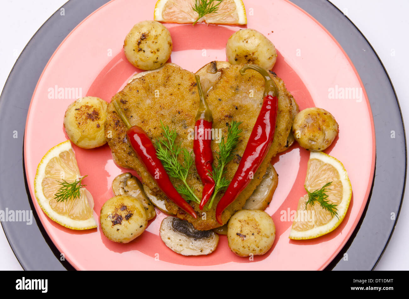 Wiener schnitzel vienna hi-res stock photography and images - Alamy