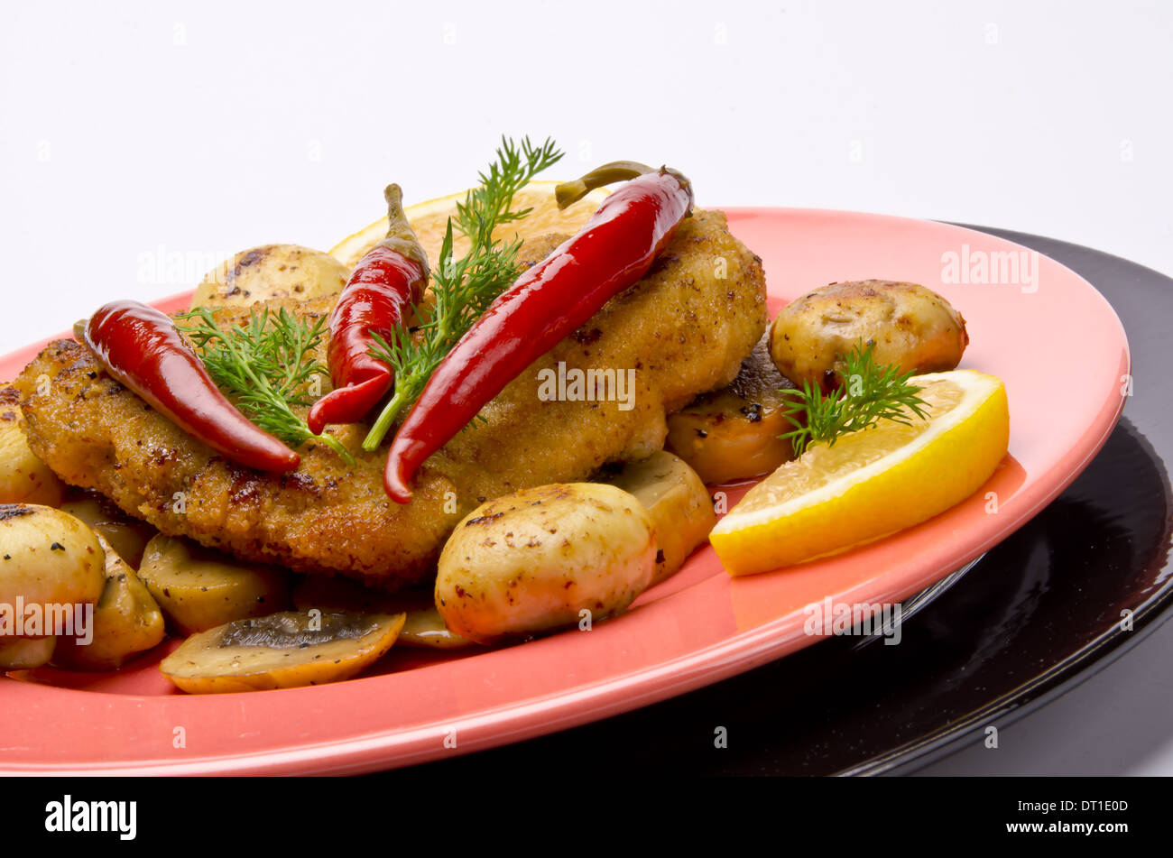 Wiener schnitzel vienna hi-res stock photography and images - Alamy