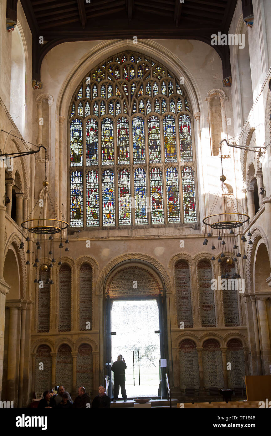Interior of rochester cathedral hi-res stock photography and images - Alamy