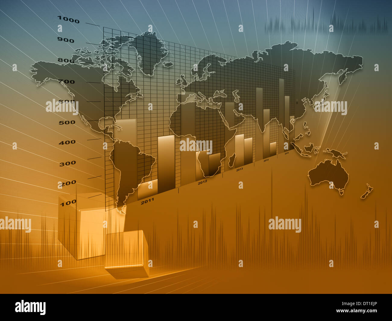 Financial and business chart and graphs Stock Photo - Alamy