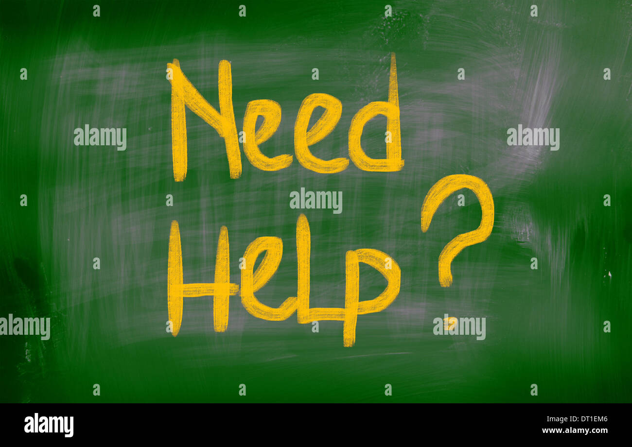 Need Help Concept Stock Photo - Alamy