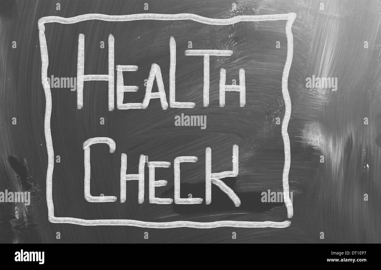 Health Check Concept Stock Photo - Alamy