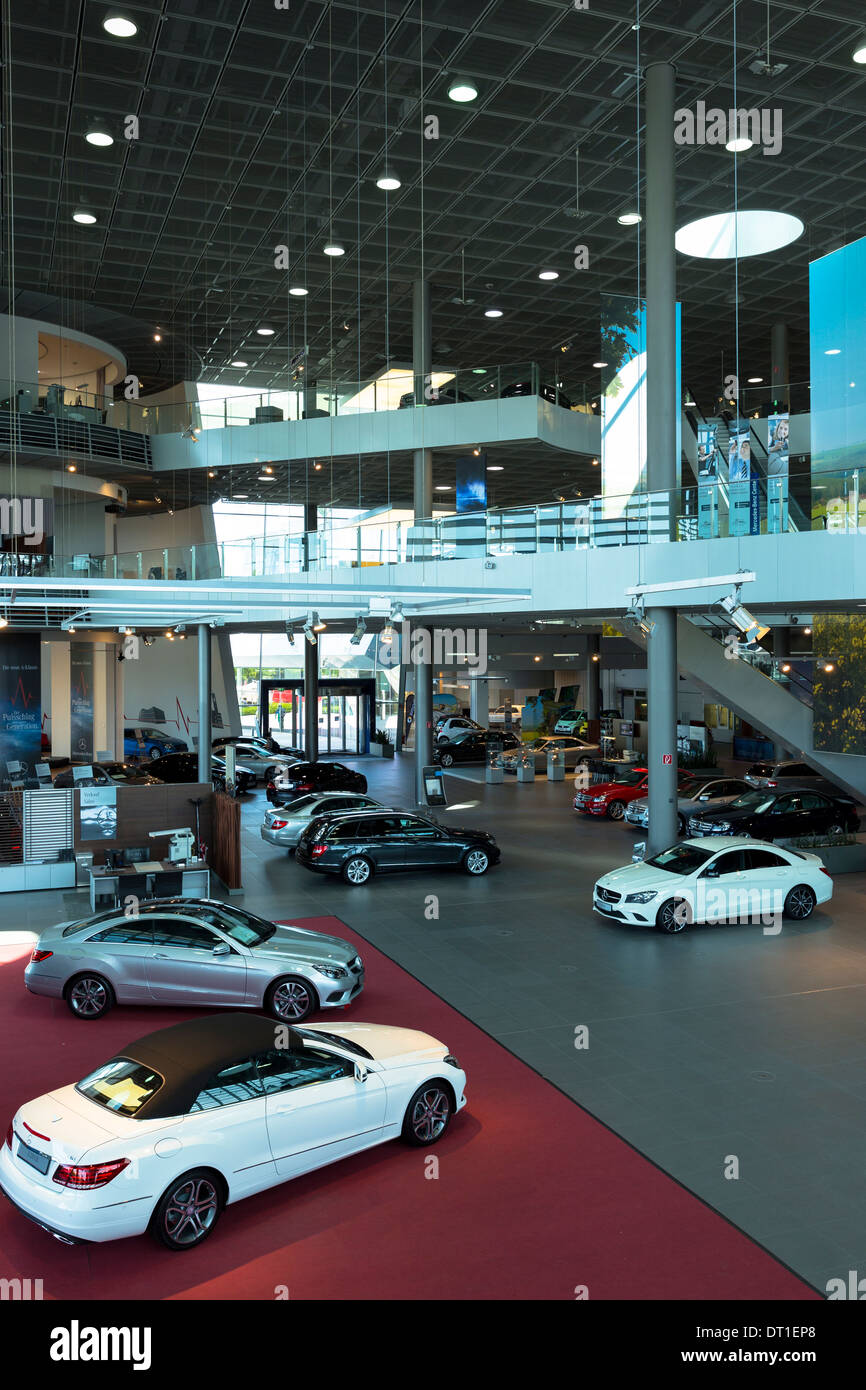 Mercedes-Benz gallery and showroom in Stuttgart, Bavaria, Germany Stock ...