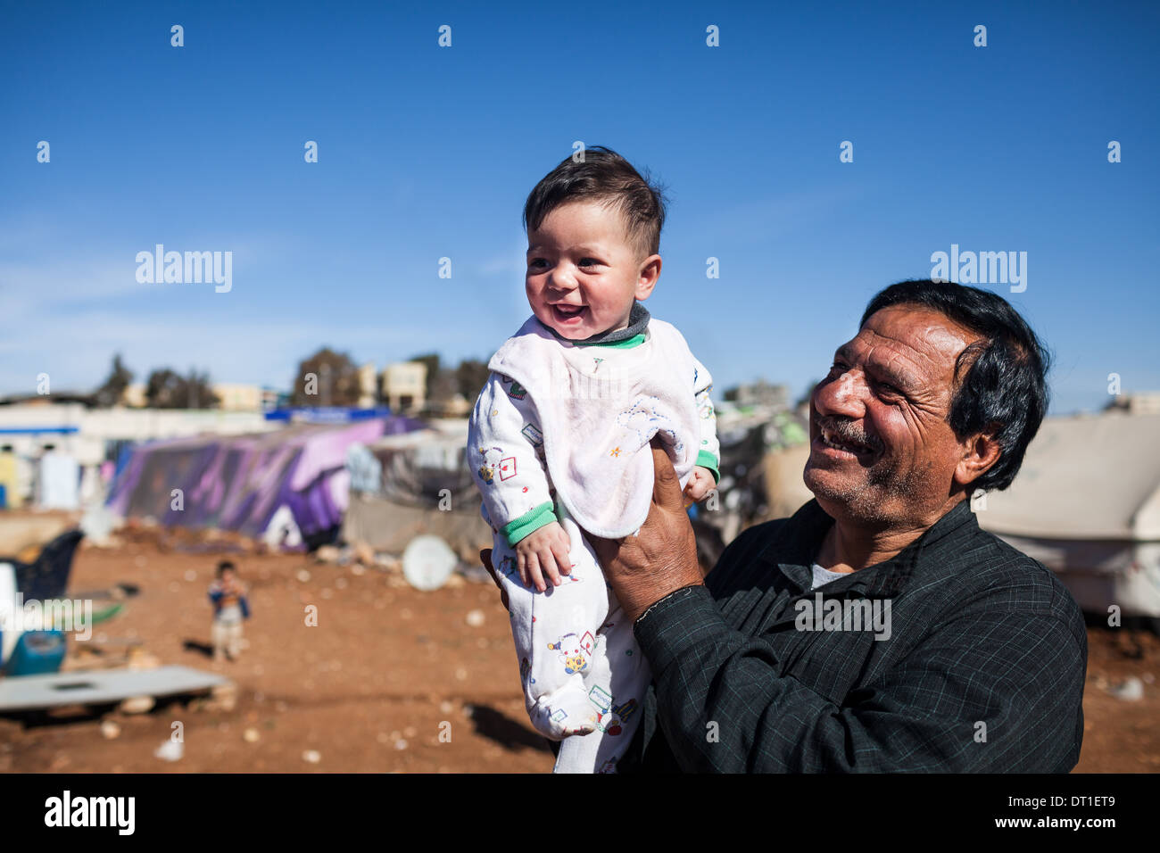 Syrian Refugees living in Jordan Stock Photo - Alamy