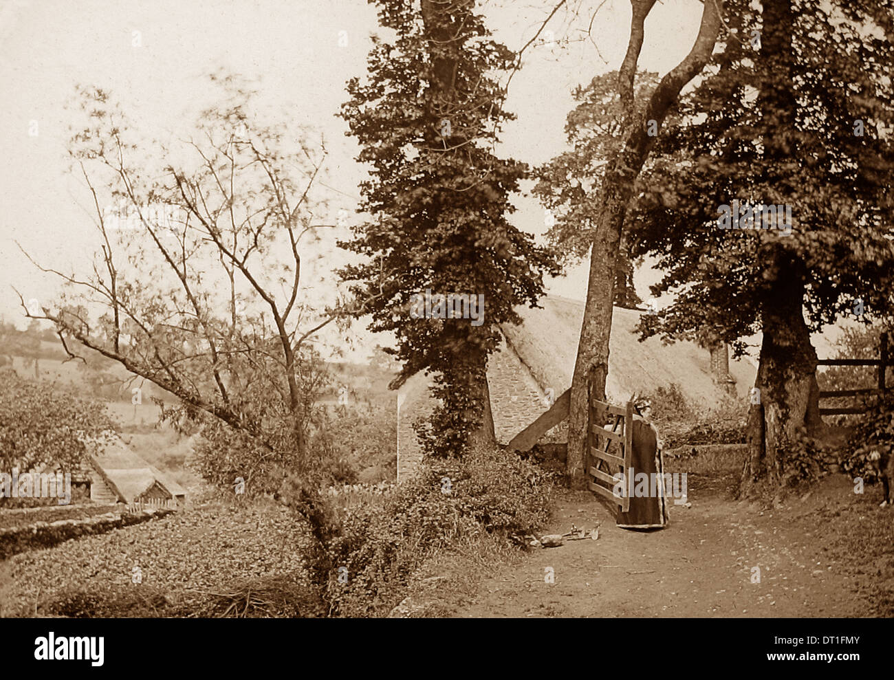 High Gabwell Stokeinteignhead Victorian period Stock Photo - Alamy