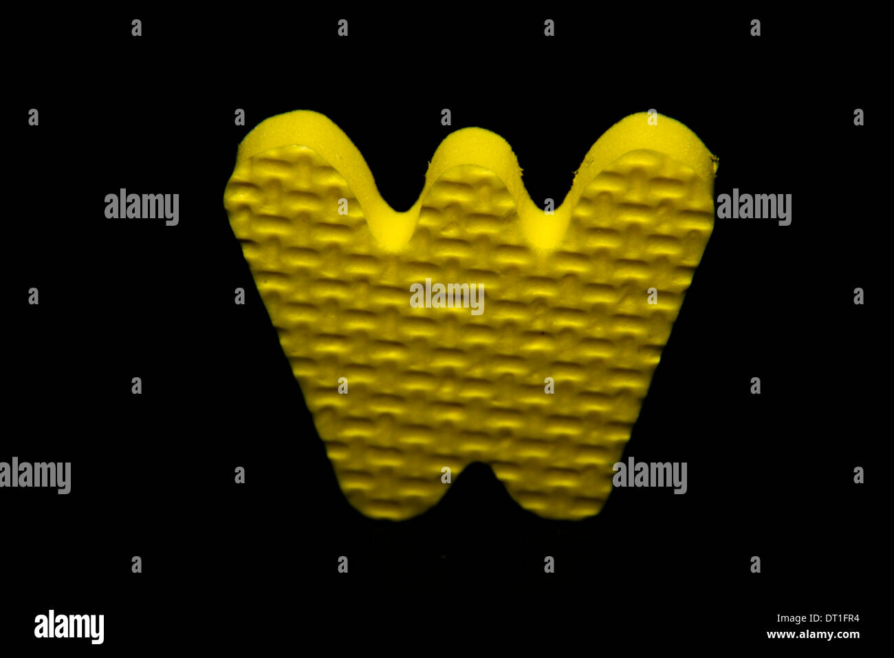 Capital letter W Stock Photo - Alamy