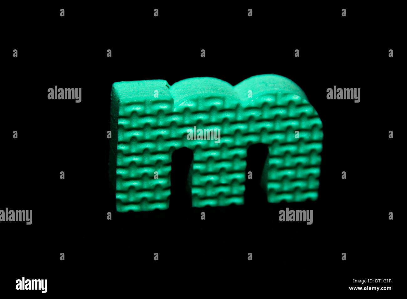 Lowercase letter m Stock Photo - Alamy