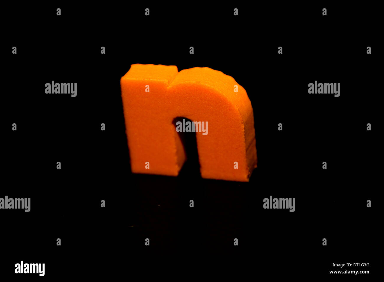 Lowercase letter n Stock Photo - Alamy