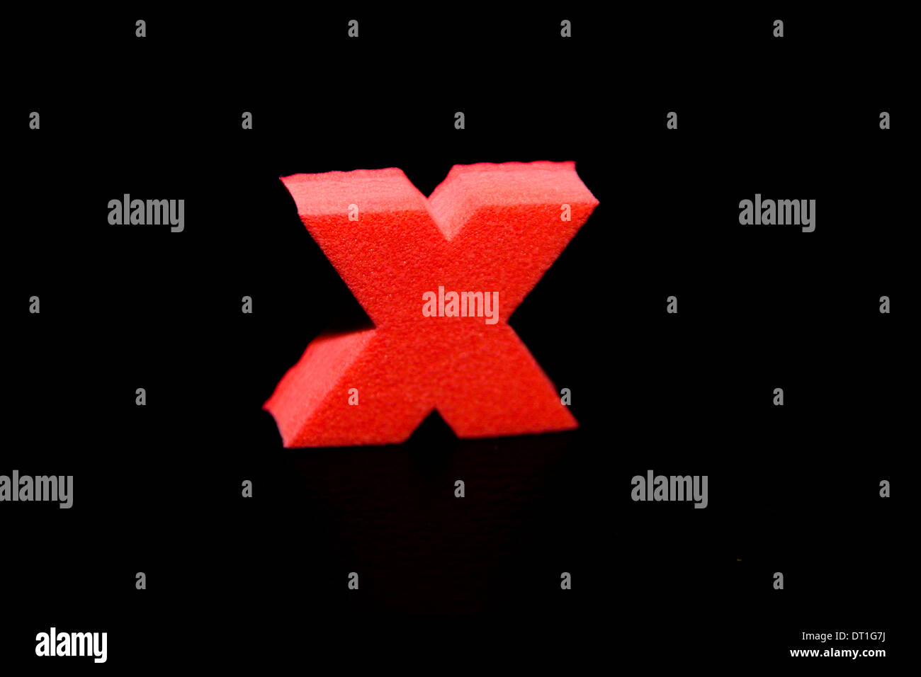 Lowercase letter x Stock Photo - Alamy
