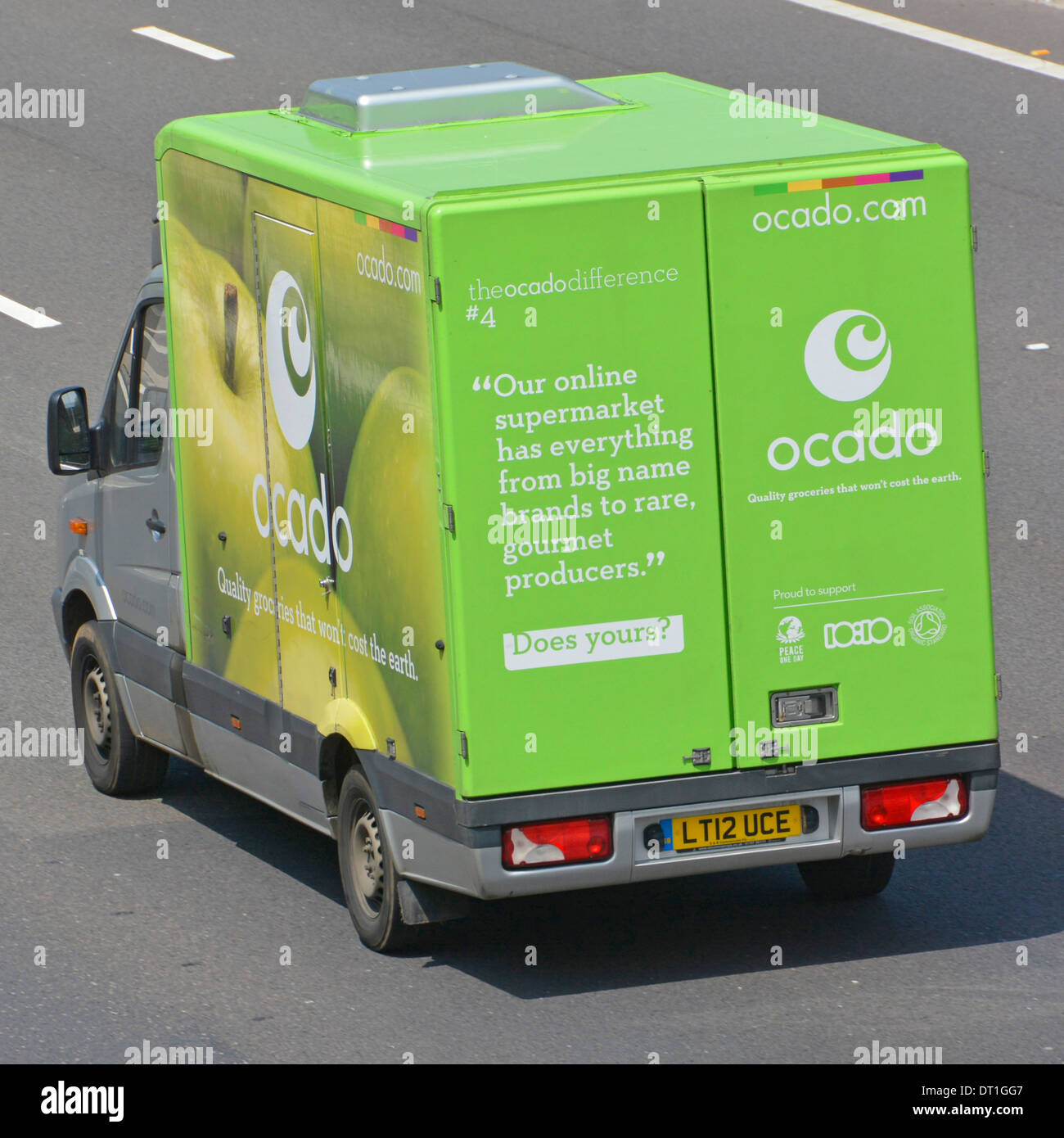Ocado van above hi-res stock photography and images - Alamy