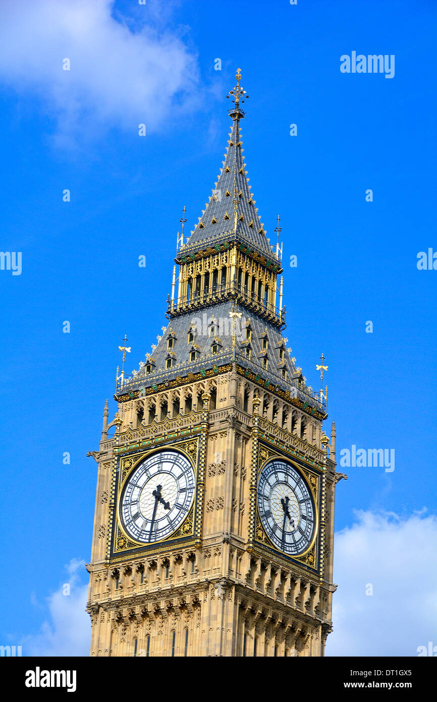 Close up of Big Ben clock tower now officially Elizabeth Tower Stock ...