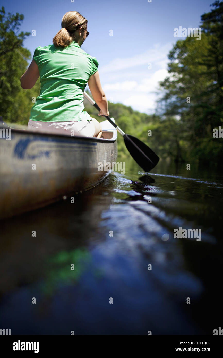 Female canoeing hi-res stock photography and images - Alamy