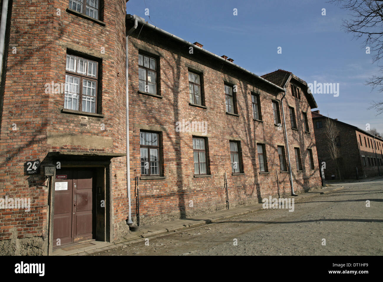 Auschwitz-Birkenau,Poland,5th February 2014, Block number 24 at ...
