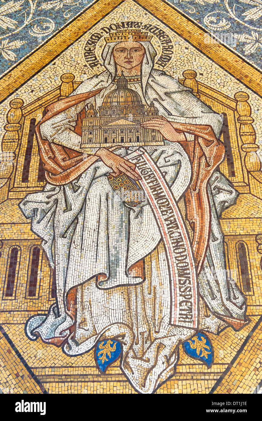 Floor mosaics, Cologne Cathedral, UNESCO World Heritage Site, Cologne ...