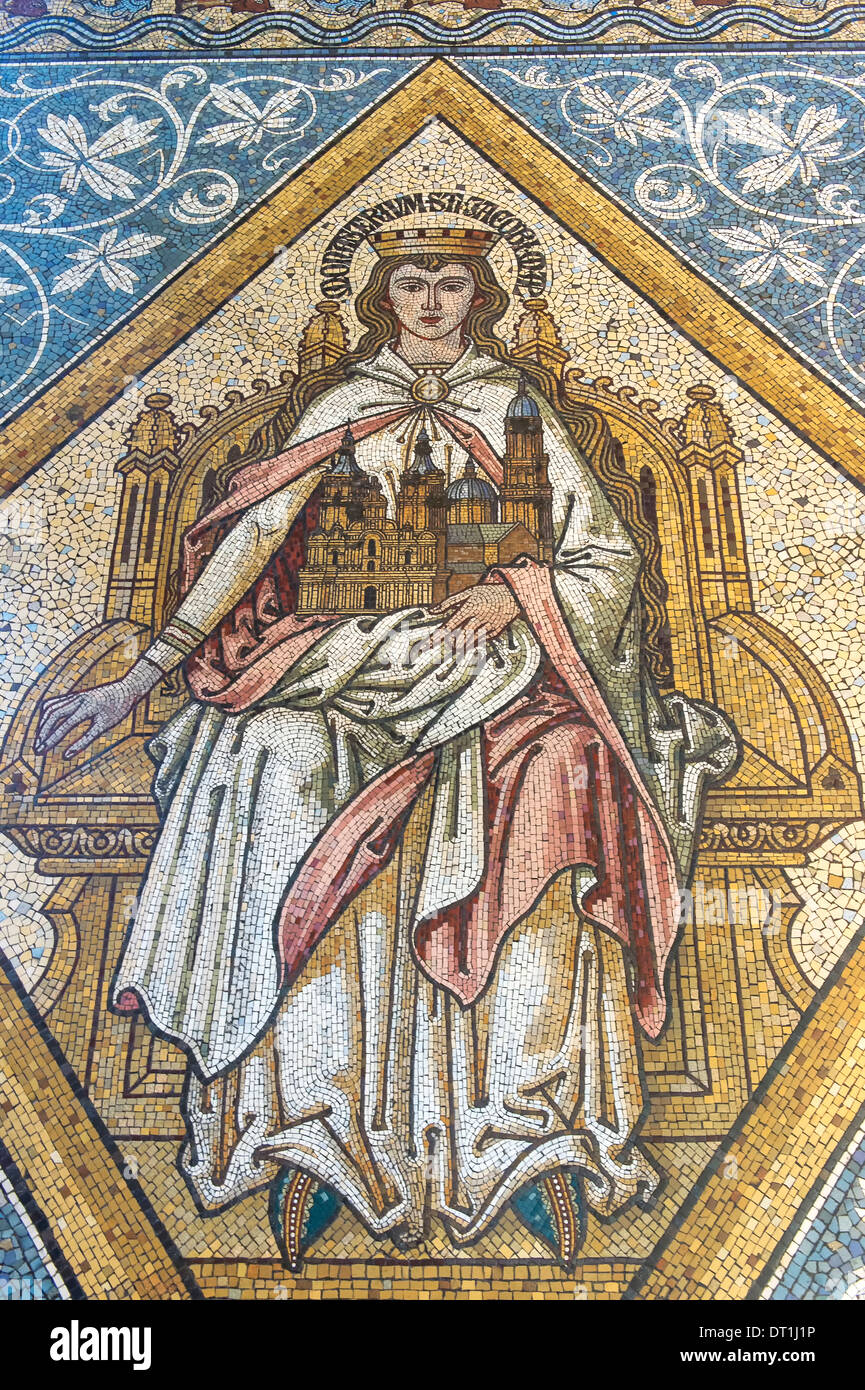 Floor mosaics, Cologne Cathedral, UNESCO World Heritage Site, Cologne ...