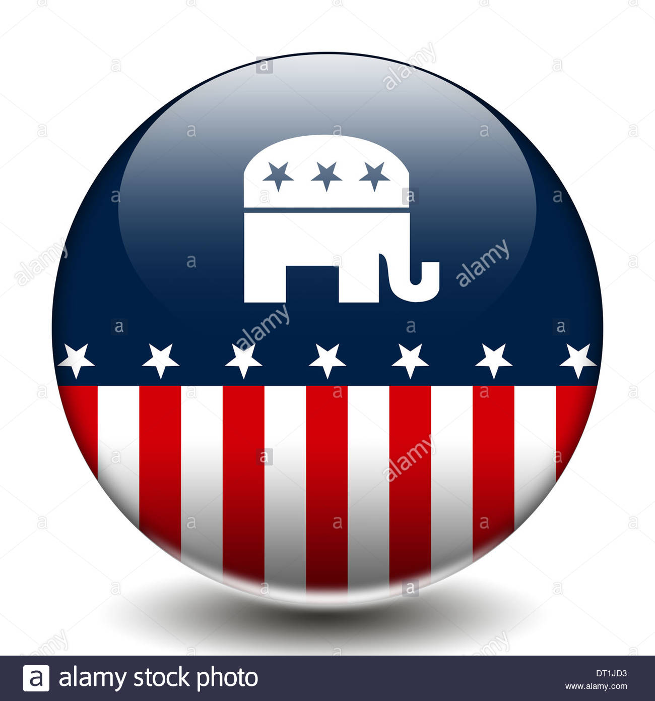 Republican Democratic Election Icon Logo Stock Photos & Republican ...