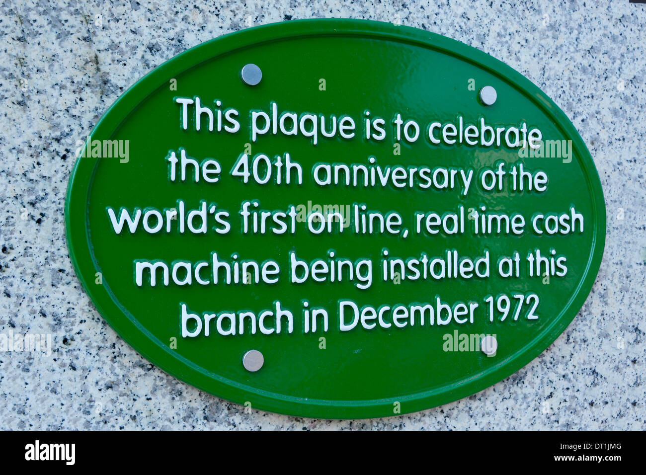 Worlds first cash machine High Resolution Stock Photography and Images ...