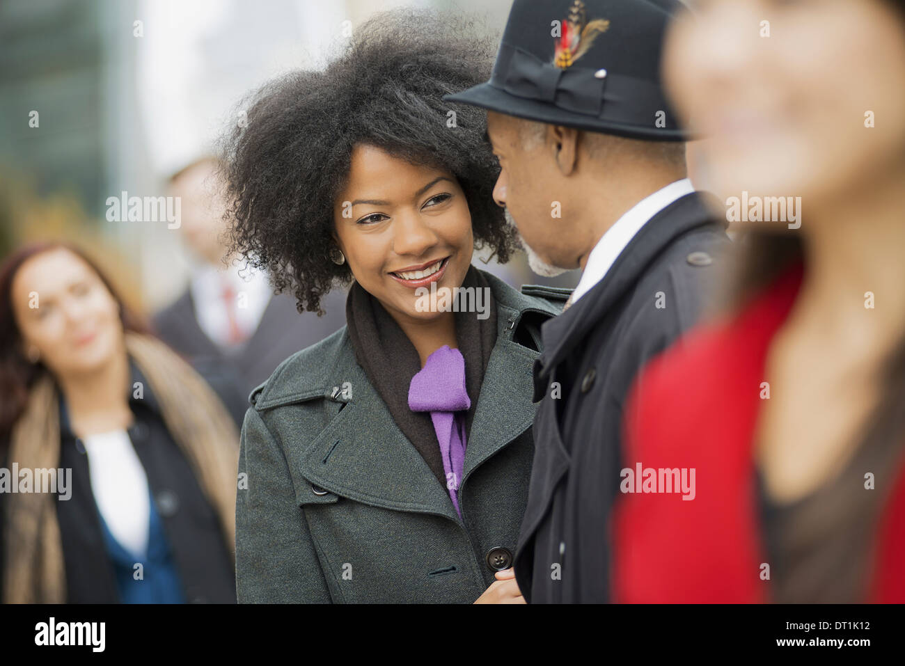 People standing too close hi-res stock photography and images - Alamy