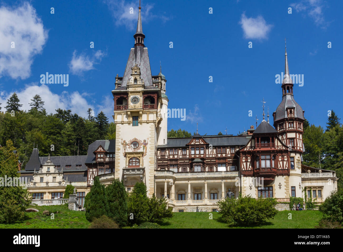 Peles castle, Sinaia, Wallachia, Romania, Europe Stock Photo - Alamy