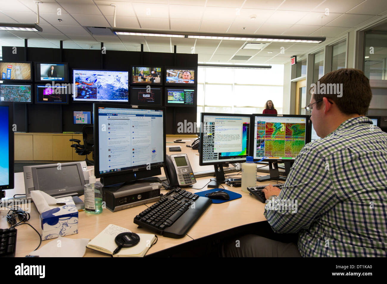 Jonathan Kurtz, forecaster and meteorologist at the National Weather ...