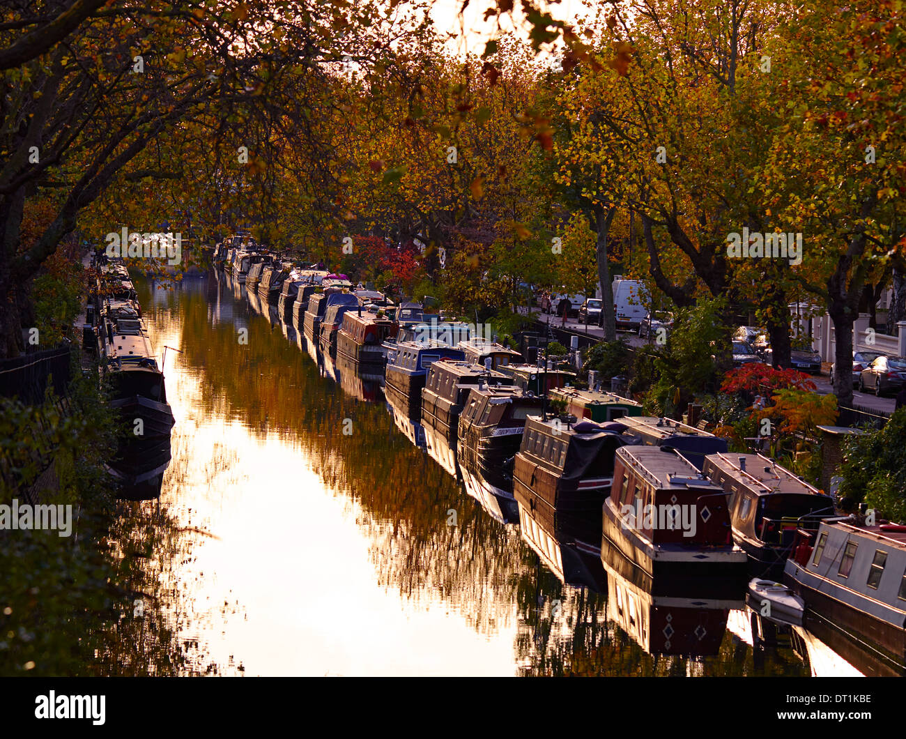 Canal boats, Little Venice, London W9, England, United Kingdom, Europe ...