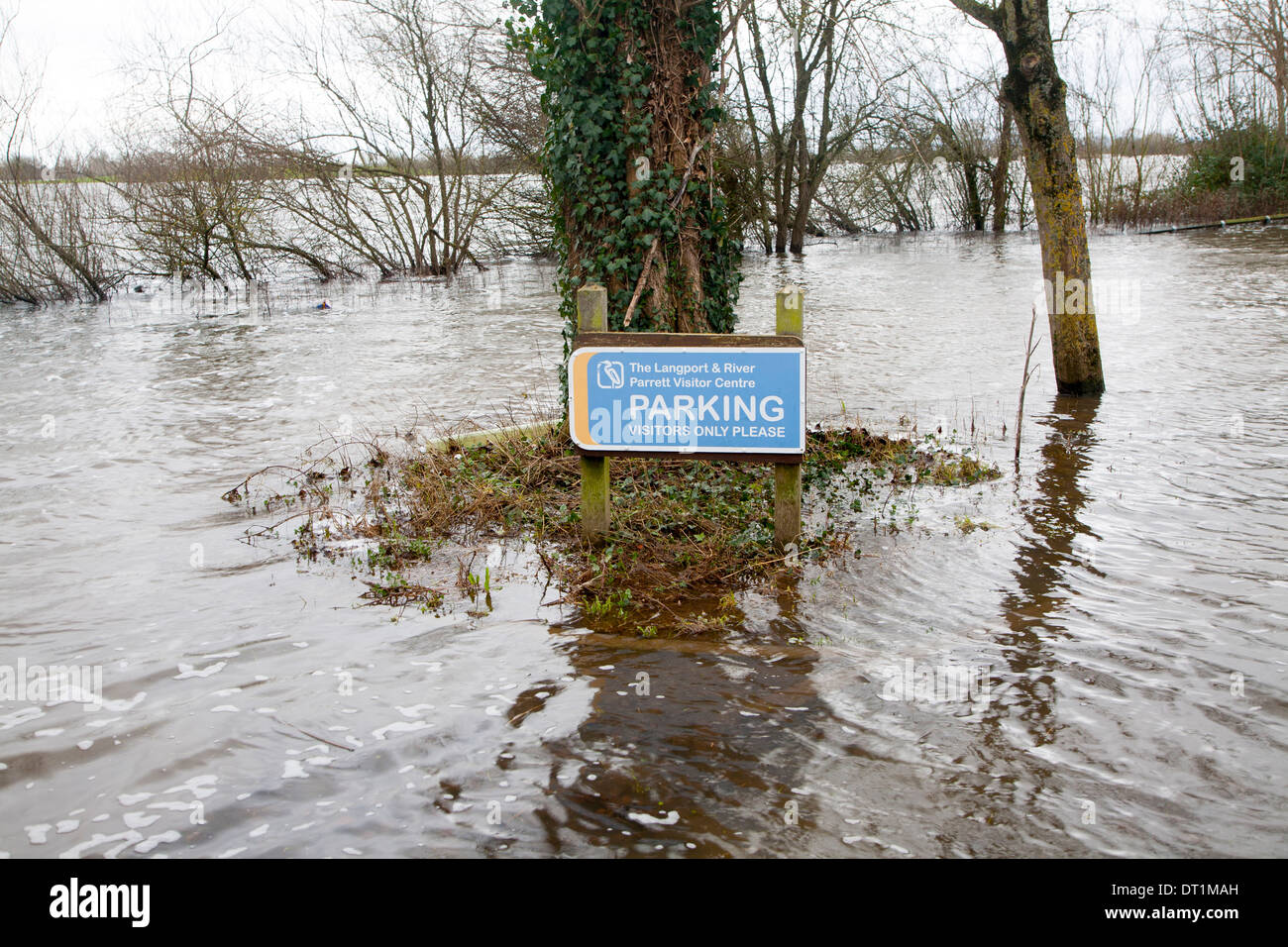 2014 somerset levels flood hi-res stock photography and images - Alamy