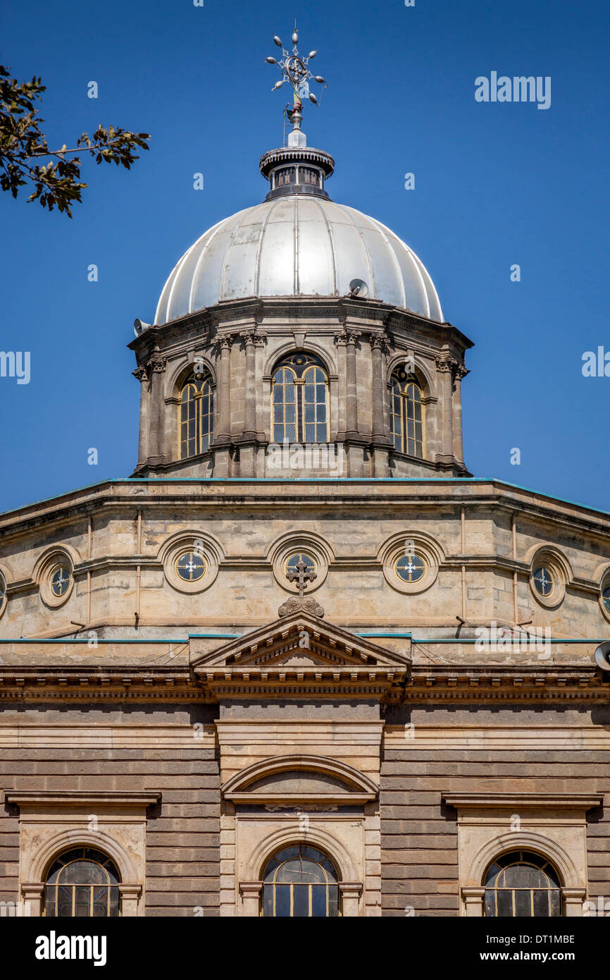 St George Cathedral, Piazza District, Addis Ababa, Ethiopia Stock Photo ...