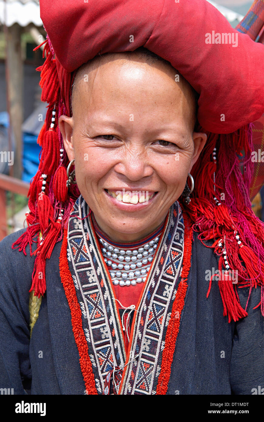 Red Dao ethnic group, Sapa area, Tonkin, Vietnam, Indochina, Southeast ...