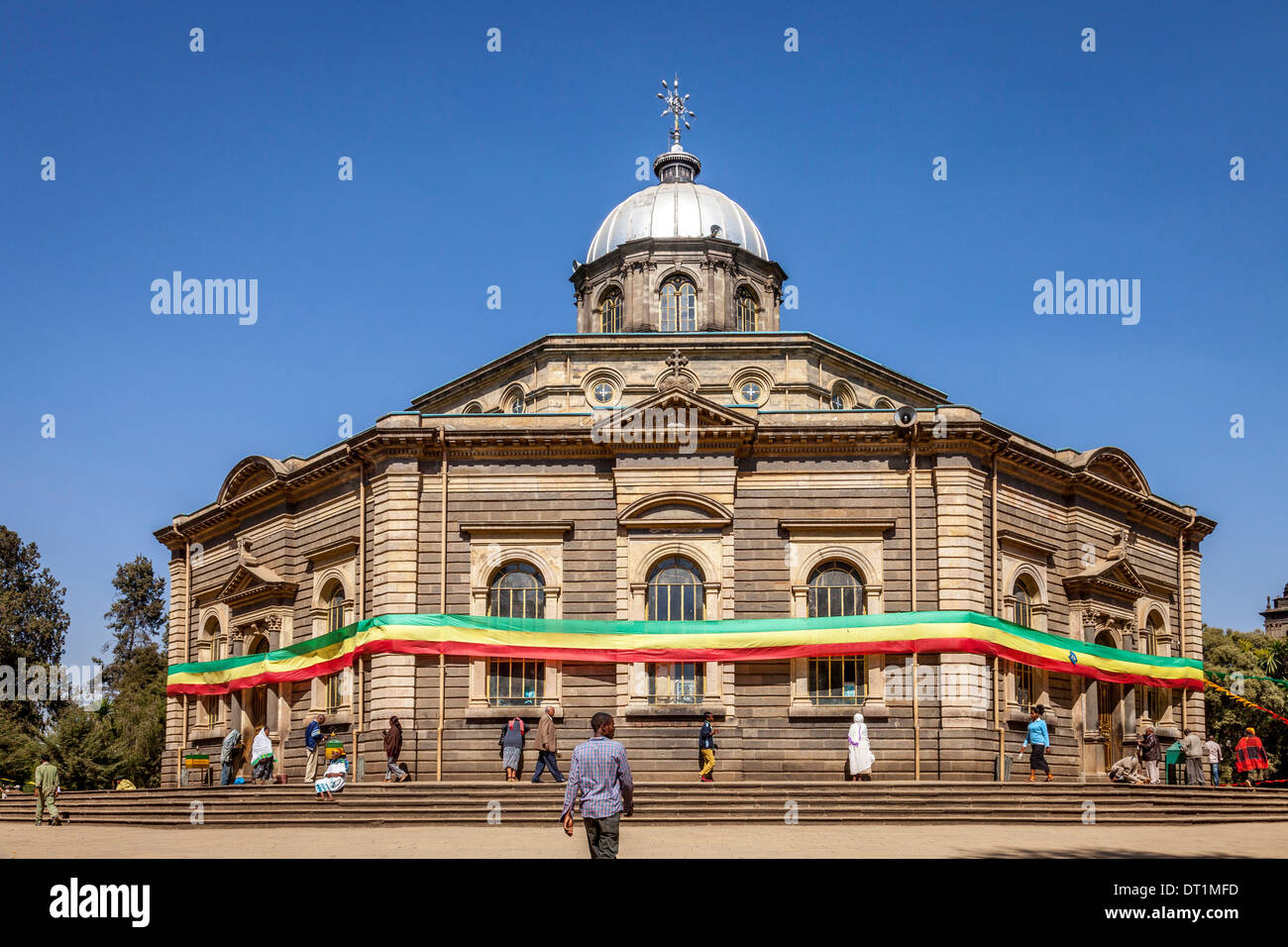 St George Cathedral, Piazza District, Addis Ababa, Ethiopia Stock Photo ...