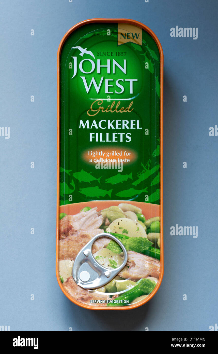 Mackerel tin can canned hi-res stock photography and images - Alamy