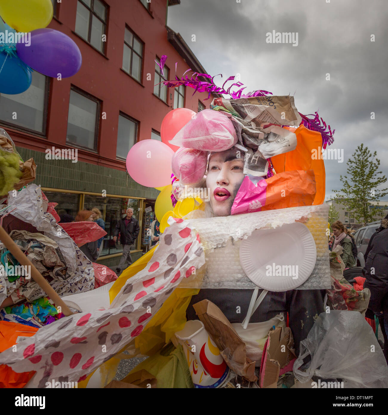 Custom made from recycled items. Celebrating June 17th, Iceland's ...