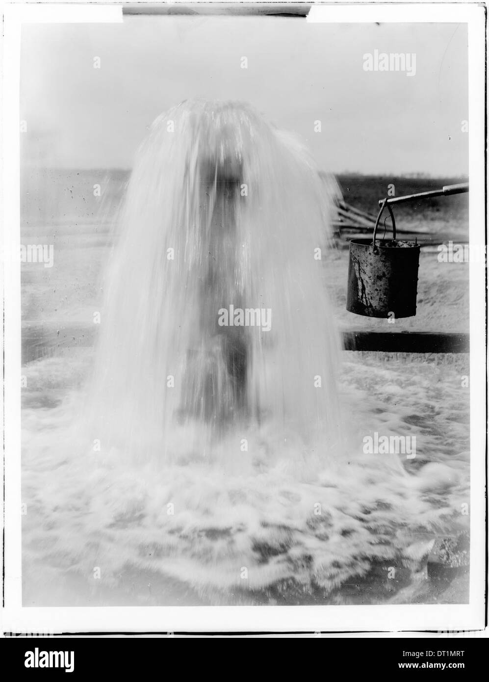 Photograph of General Bouton's new well from around 1900, showing the ...