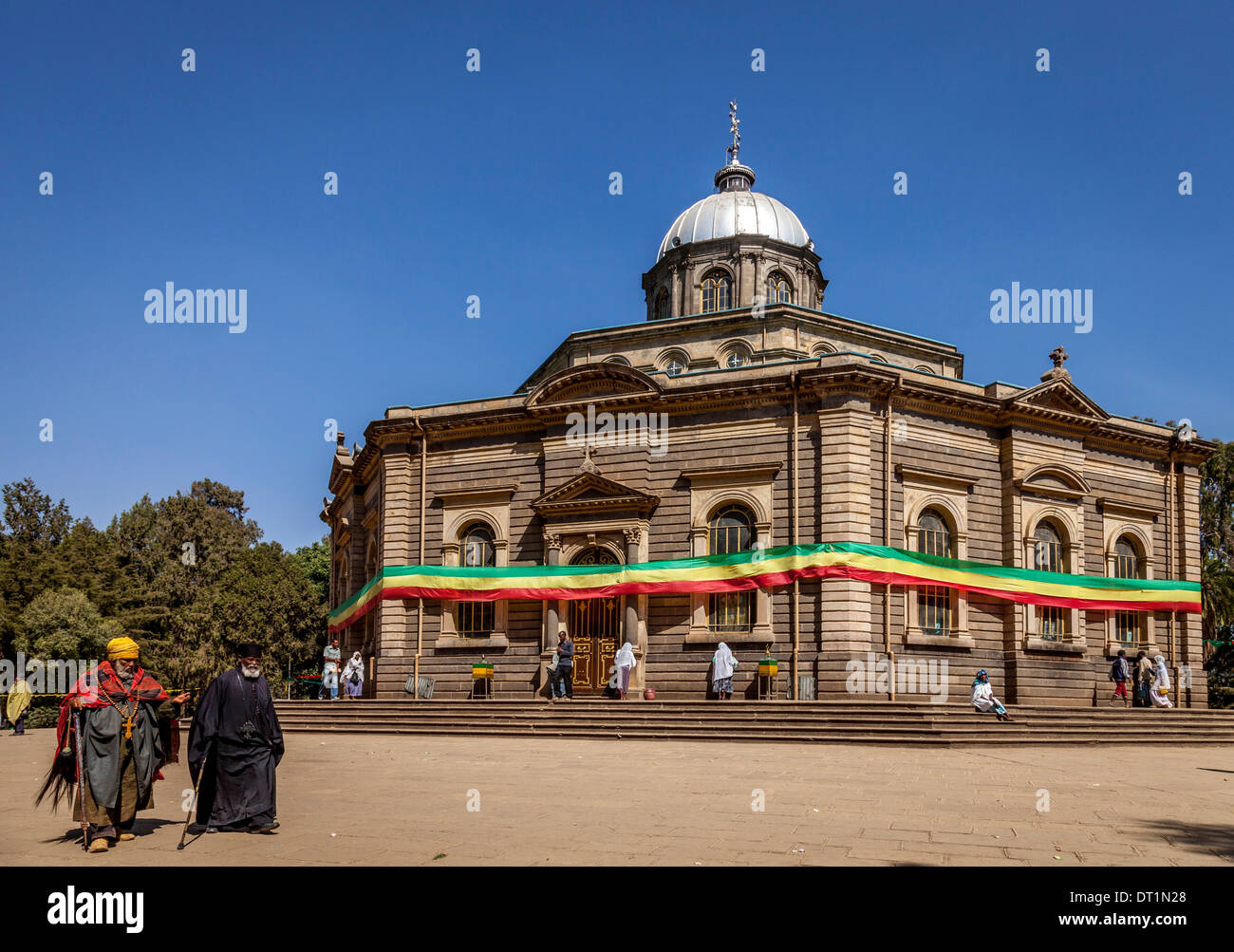 St George Cathedral, Piazza District, Addis Ababa, Ethiopia Stock Photo ...