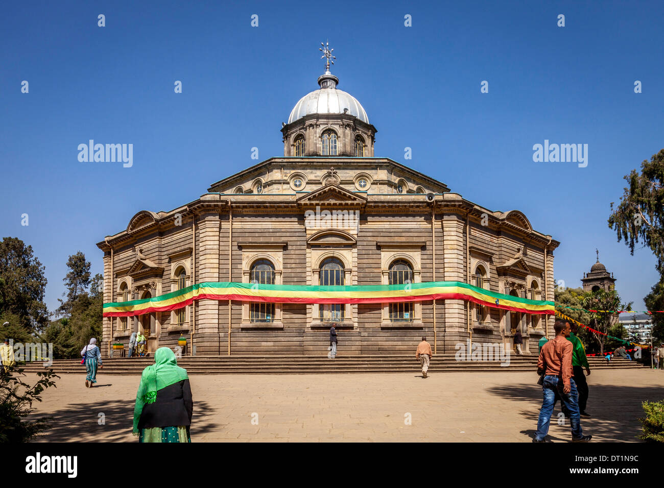 St George Cathedral, Piazza District, Addis Ababa, Ethiopia Stock Photo ...