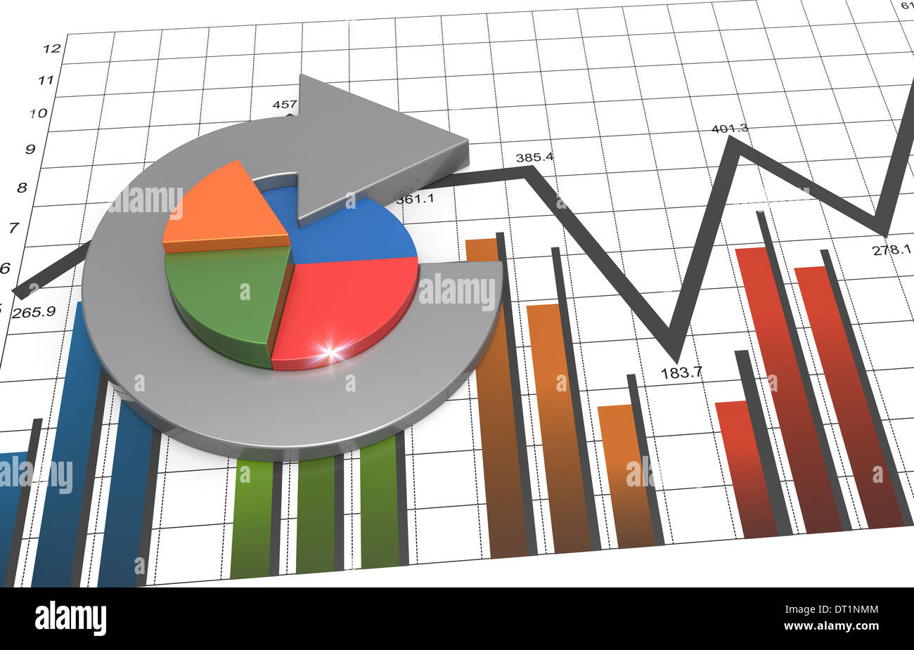 Financial direction as business concept Stock Photo - Alamy