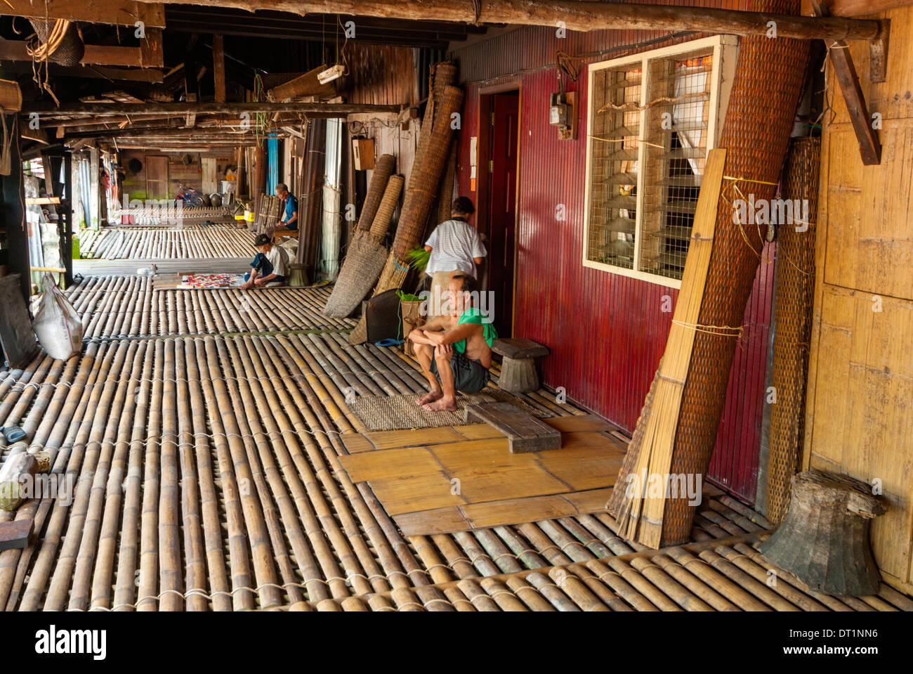 Annah Rais Bidayuh Longhouse Kuching Sarawak Malaysian Borneo Malaysia Southeast Asia Asia