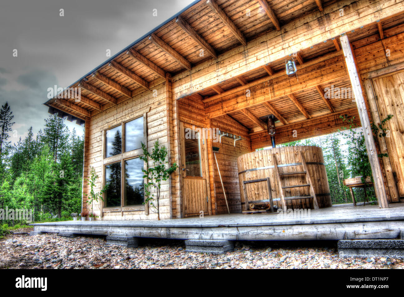 Traditional finnish sauna hi-res stock photography and images - Alamy