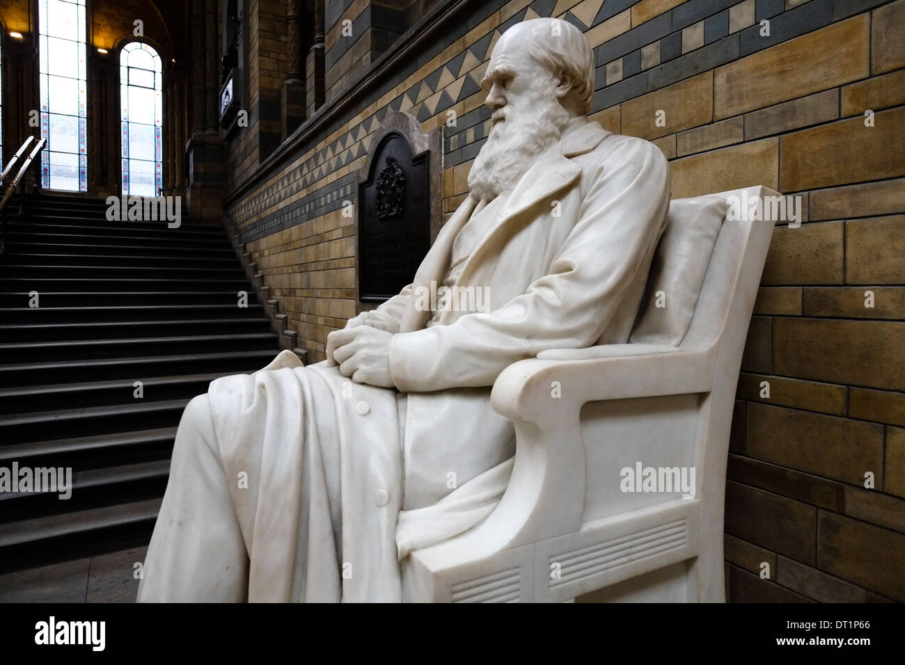 Statue of Charles Darwin Stock Photo - Alamy
