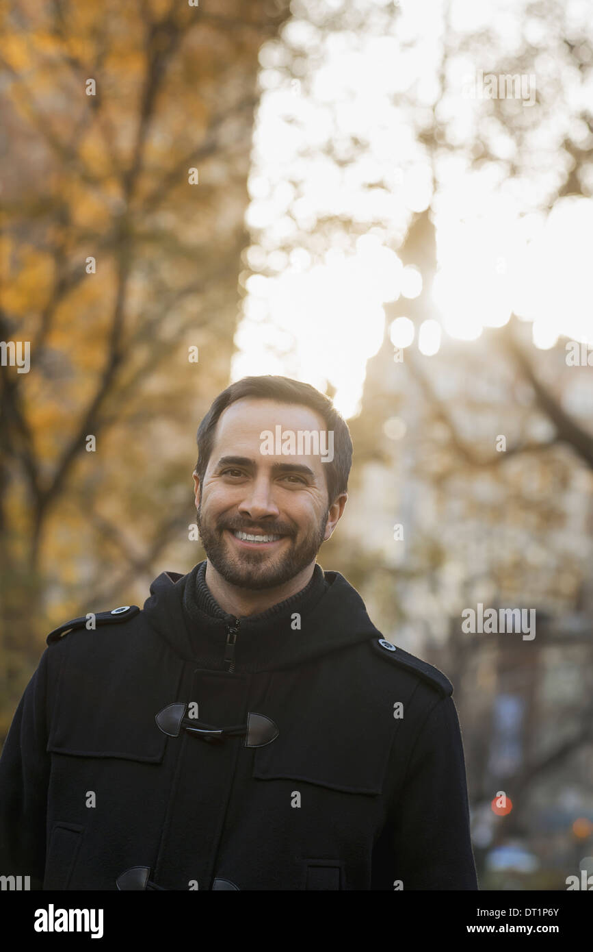 Real man walking in new york city hi-res stock photography and images ...