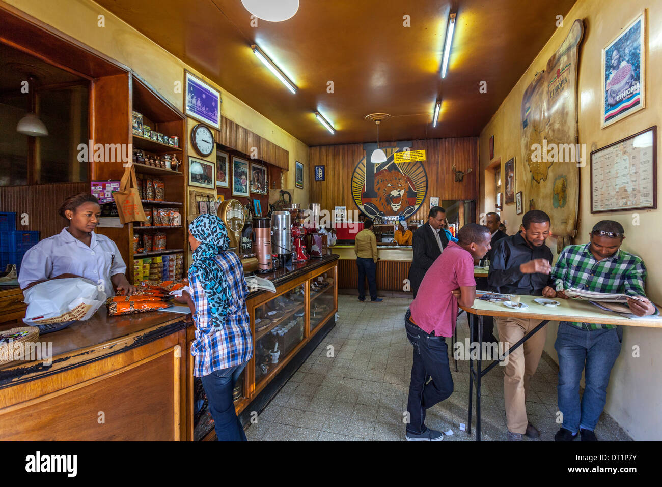 Ethiopia tomoca coffee addis hi-res stock photography and images - Alamy