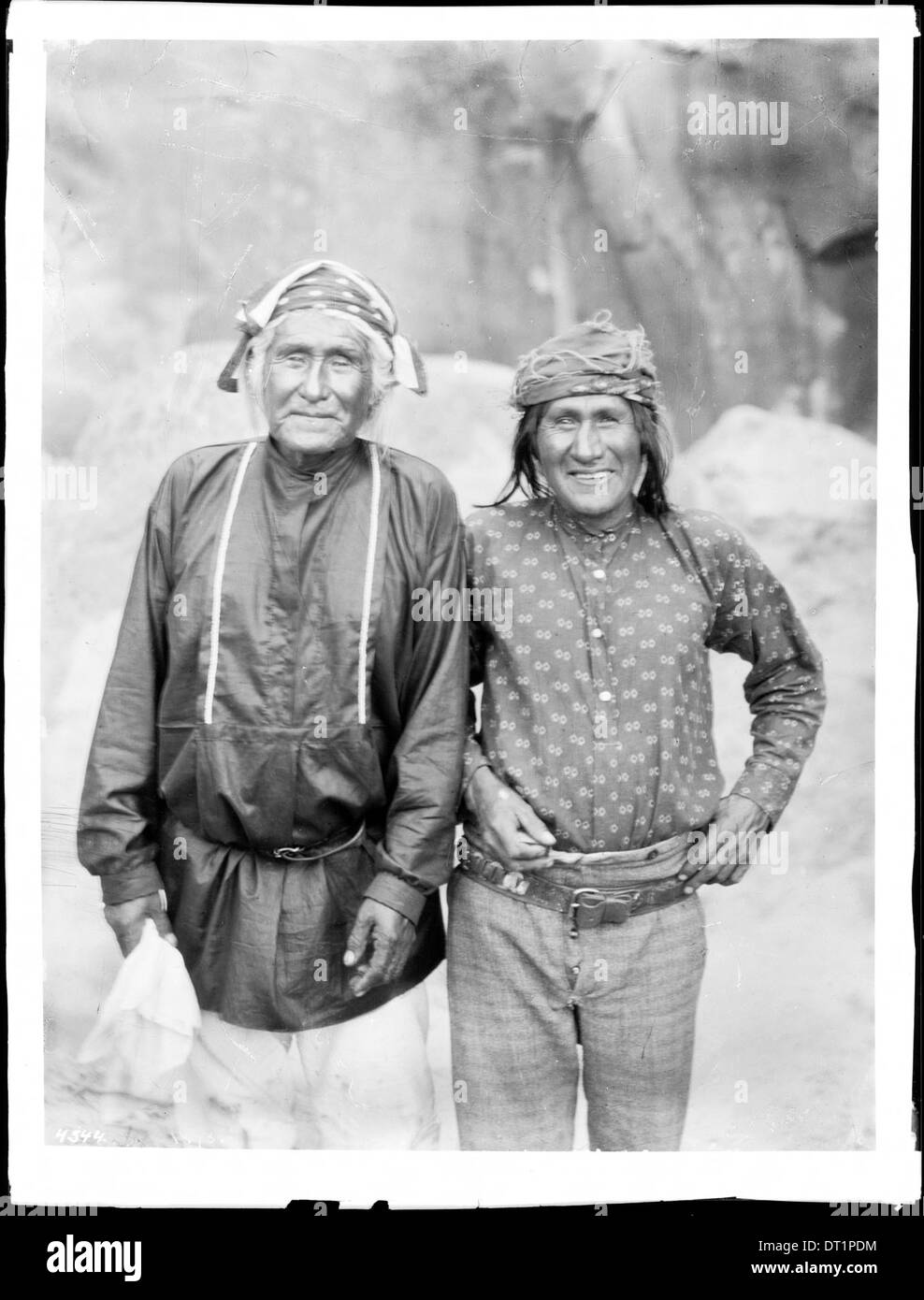 The photograph features Governor Eusebius and Sheriff Louis of Acoma ...