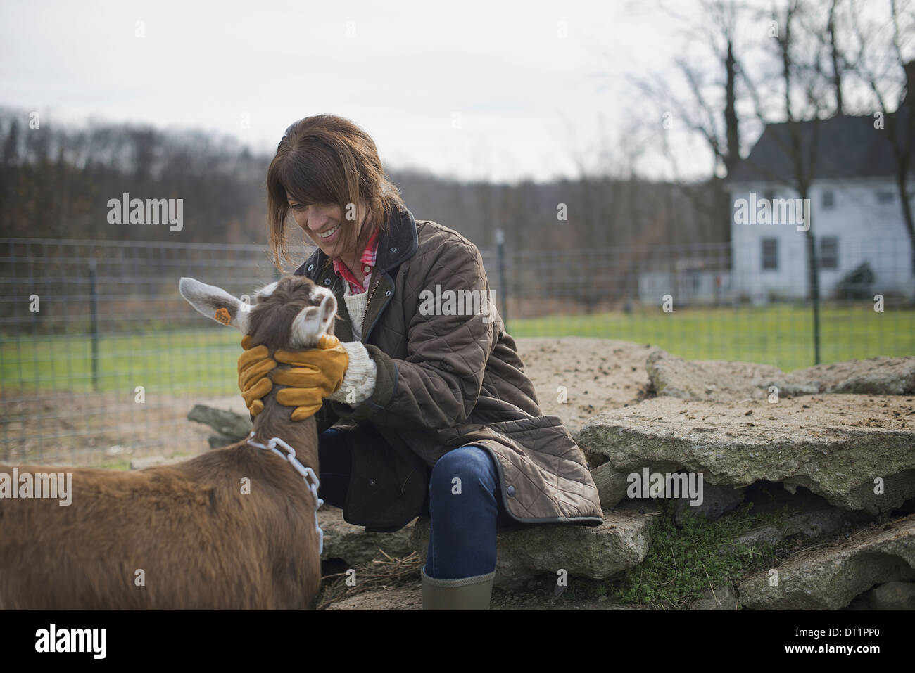 1 one adult female farmer hi-res stock photography and images - Alamy